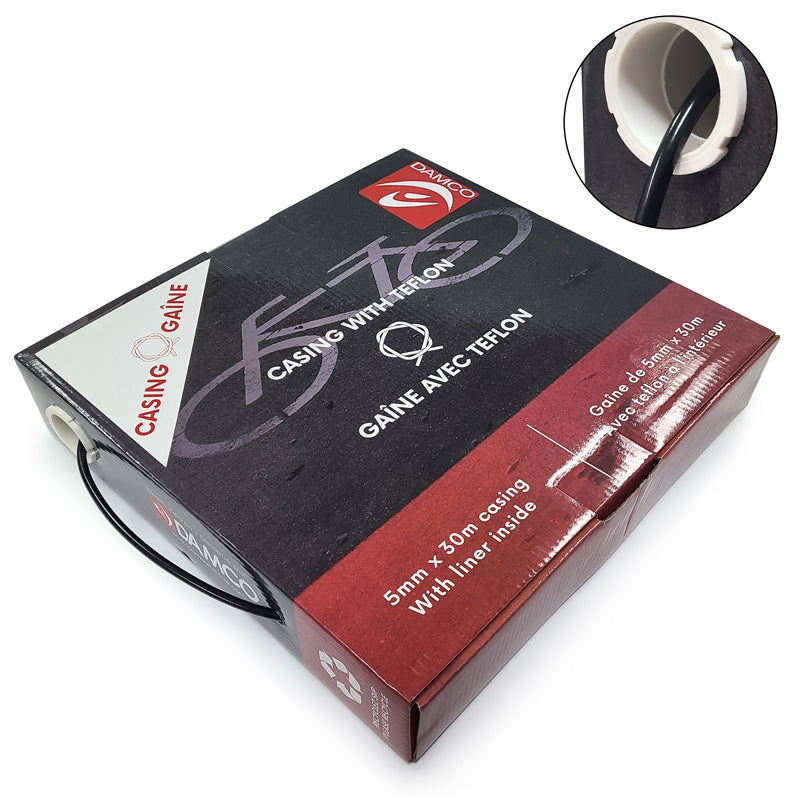 Damco Casing With Teflon 30m x 5mm – 360 Bikes 'n Boards