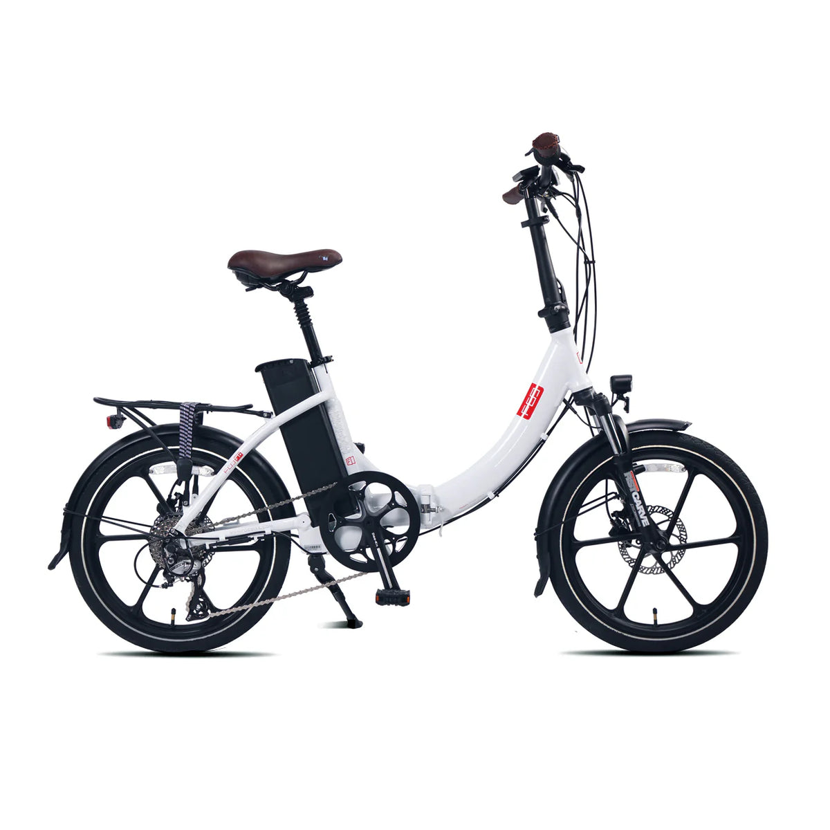 FOO F1+ 20" Folding Complete Electric Bicycle - White - PICK-UP ONLY ...