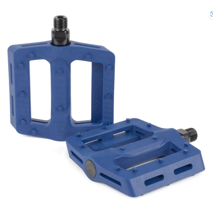 Shadow Surface Plastic BMX Pedal - Navy – 360 Bikes 'n Boards