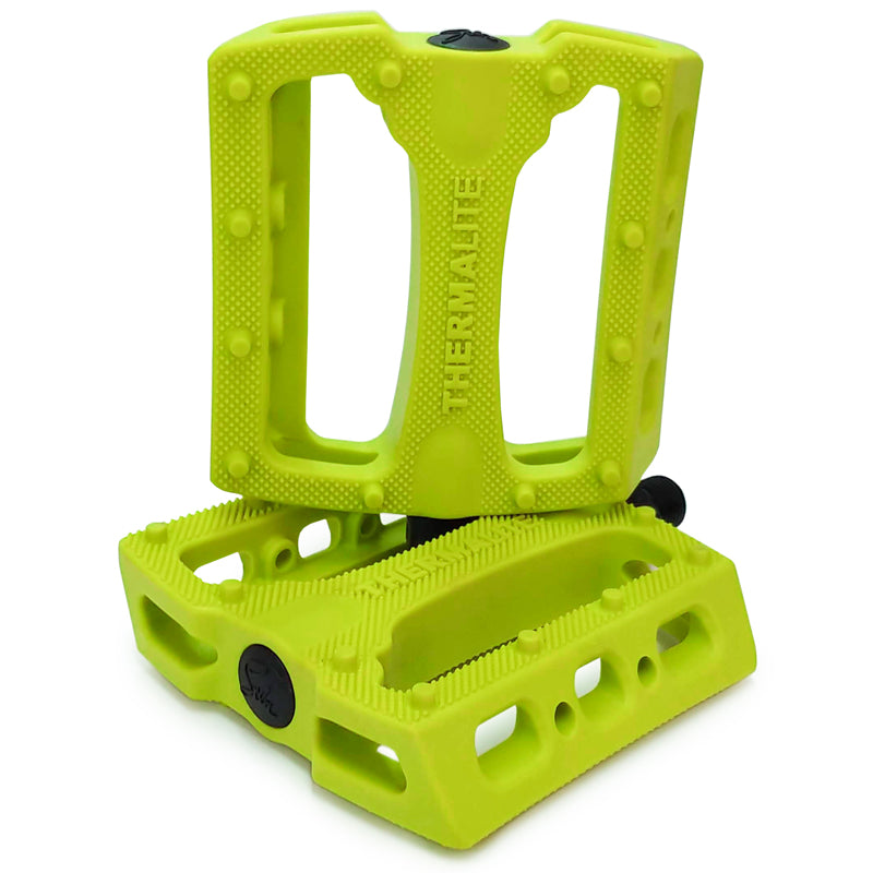 Thermalite 9/16" Pedals - Neon Yellow – 360 Bikes 'n Boards